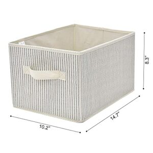 GRANNY SAYS Bundle of 1-Pack Extra Large Rectangle Storage Bins & 3-Pack Rectangle Storage Bins for Closet