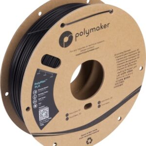 2.85mm(3mm) Tough PLA 2.85mm 3D Printer Filament, 750g Black PLA Filament Strong PLA - Polymaker PolyMax PLA 2.85 Black Filament High Impact Strength, Print with 2.85mm Openning 3D Printers Only