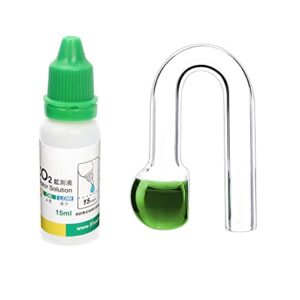 magtool aquatic co2 glass drop checker hanging kits, ph momitor, ph indicator for aquarium plant fish tank test co2 kit