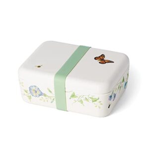 lenox butterfly meadow bamboo bento box, 1.00