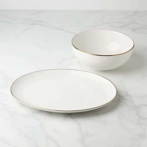 Lenox 894109 Trianna White 2Pc Serveware Bundle