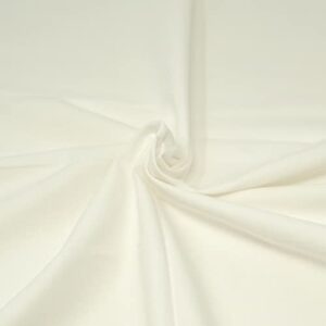 roc-lon 118/120" 100% cotton bleached permanent press, cut by yard, white