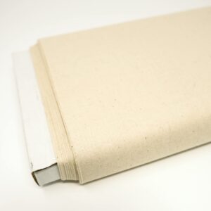 roc-lon 36/38" 100% cotton unbleached ll utility, cut by yard, off-white