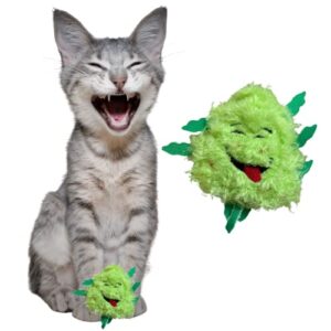 PAW:20 Bud Jr. The Weed Nug 420 Cat Toy