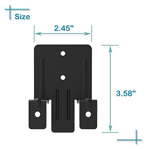 Uliesc Non Slip Mattress Gaskets for Bed Frame, Mattress Holder in Place Gripper, Anti-Slip Baffle Fit for Metal Bed Frames, Wide Applicability, 6 pcs, Black