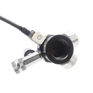 FZONE Aquarium CO2 Regulator for Paintball with DC Solenoid and Aluminum Alloy Bubble Counter and Check Valve