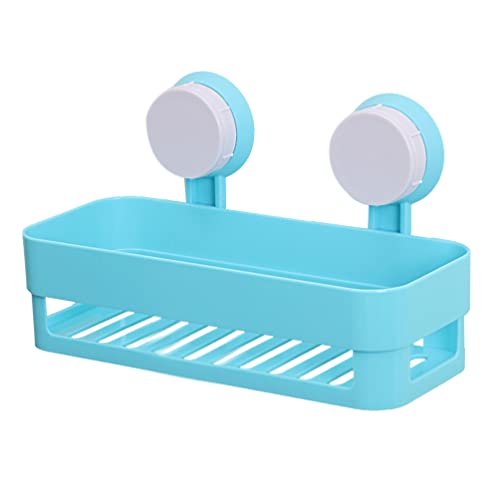 ULTNICE Plastic Shower Caddy Suction Cup Shower Caddy Shower Gel Holder Bath Shower Wall Shelf Basket for Shampoo Soap Conditioner