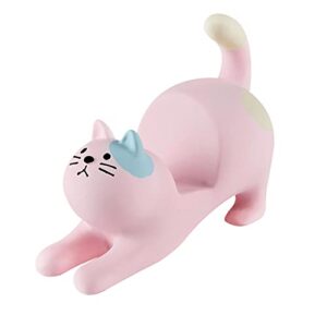 homewy cat phone stand, cute kawaii phone holder for desk, pink smartphone mount for ipad, iphone, huawei,samsung, xiaomi, desktop decoration