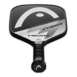 HEAD Cyber Elite Pickleball Paddle, Fiberglass Surface, Black/White Color, Beginning to Intermediate Levels