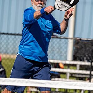 HEAD Cyber Elite Pickleball Paddle, Fiberglass Surface, Black/White Color, Beginning to Intermediate Levels