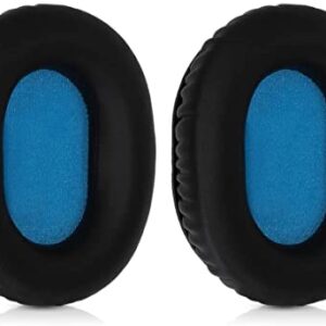 Replacement Ear Pads and Headband Cushion Pad Repair Parts Compatible with Sennheiser HD8 HD7 DJ HD6 Mix (Black and Blue)