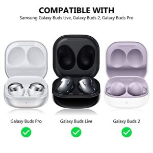 iMangoo for Samsung Galaxy Buds Pro Case Cover,Galaxy Buds 2 Case,Galaxy Buds Live Case, Full-Body Protective Rugged PC Soft TPU Armor Galaxy Buds Carrying Case with Carabiner for Men Women Black/Red