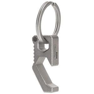 keyunity ka13 titanium bottle opener keychain, 2 in 1 edc keychian tool beer opener & screw driver, suitable for all glass bottle caps