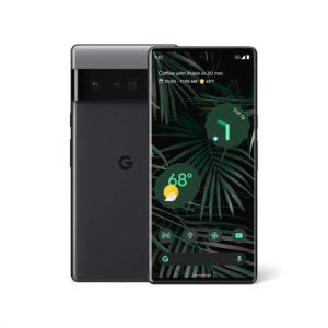 google pixel 6 pro 5g 128gb 12gb ram factory unlocked (gsm only | no cdma - not compatible with verizon/sprint) international version - stormy black