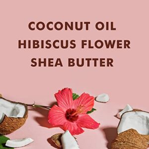 SheaMoisture Moisturize and Define Shampoo, Conditioner and Styling Milk for Curly Hair Care Coconut and Hibiscus with Shea Butter and Coconut Oil