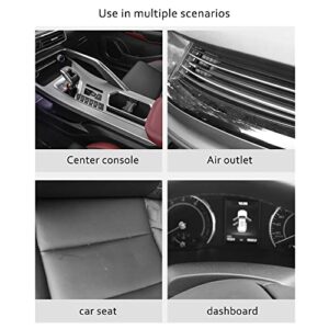 Ketejia Car Brushes for detiling, Super Soft car Brush Cleaner, Used for Interior, Exterior, Cleaning, Cleaning, spout, Instrument Panel, 3 Short-Handled Brushes & 1 Long-Handled Brush