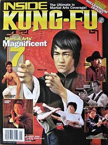 January 2000 Inside Kung Fu Magazine Bruce Lee Jean Claude Van Damme Steven Seagal