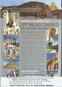 ancient egypt magazine, pharaoh's parade september / october, 2021 volume, 22 no. 01 issue # 127 printed in uk ( please note: all these magazines are pets & smoke free. no address label, fresh straight from newsstand. (single issue magazine)