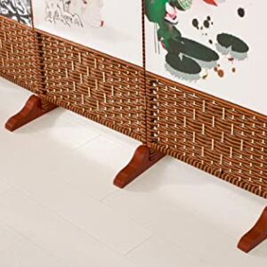 2pcs Wooden Room Divider Stand - Folding Privacy Screen Holder Thickened Base for Home Hotel Room - Bedroom Dressing Room Panel Bracket (A Stand)