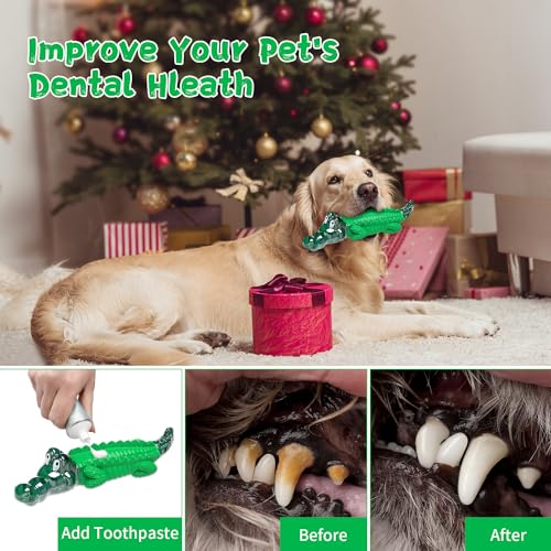 Fuufome Dog Chew Toys for Aggressive Chewers: Tough Dog Toys for Large Dogs - Indestructible Dog Toys - Heavy Duty Dog Toys - Durable Dog Toys for Small/Medium/Large Dogs Breed