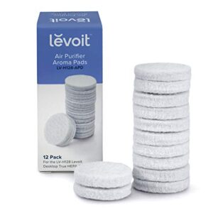 LEVOIT Air Purifier Replacement LV-H128-RF 3-in-1 Pre, 2 Piece Set, LV-H128 Filter & Air Purifier LV-H128 Aroma Pads 12pack Essential Oil Replacement