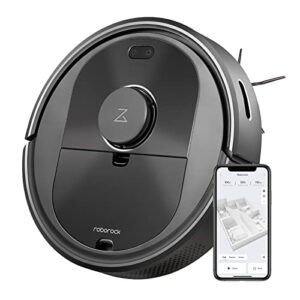 roborock q5 robot vacuum cleaner, strong 2700pa suction, upgraded from s4 max, lidar navigation, multi-level mapping, 180 mins runtime, no-go zones, ideal for carpets and pet hair