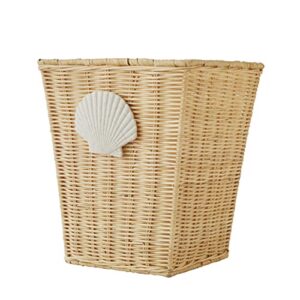 skl home coastal collage, champagne-wastebasket