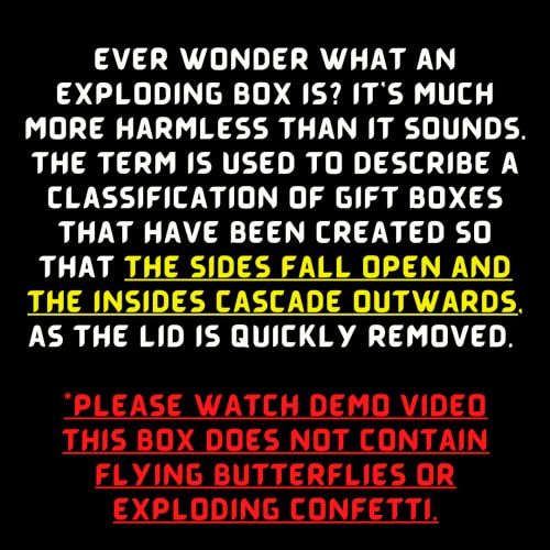 SquareDuck Exploding Heart box love box Surprise Gift box unique Mothers Day gift exploding box creative explosion box surprise cake explosion box explosion box