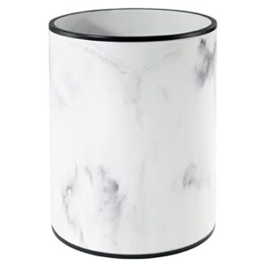 avanti linens - waste basket, decorative trash can, modern inspired bathroom decor (jasper collection)