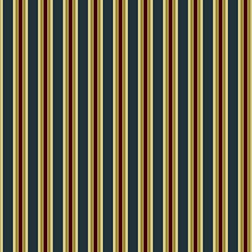 Stitch & Sparkle 100% Cotton Duck 45" Width Large Stripe Navy Color Sewing Fabric by The Yard,D024G0302