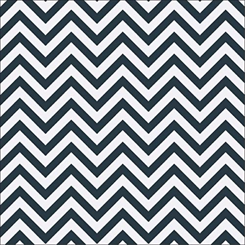 Stitch & Sparkle Cotton 44" Zigzag Ink Color Sewing Fabric by The Yard (G040303)