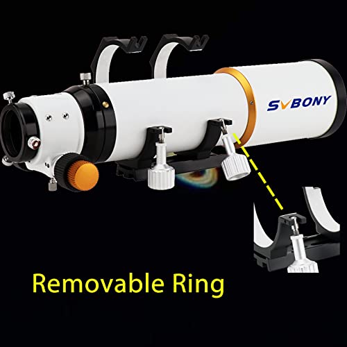 SVBNOY SV503 Telescope, 70mm ED Extra Low Dispersion Achromatic Refractor OTA, Bundle with Extension Tube M42x0.75, Kit Length 5mm 10mm 15mm 20mm, for Astrophotography