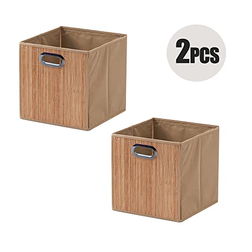 2 Cube Storage Organizer Bins,Home Storage Organization, Clothing Closet Storage Bedroom Playroom Office