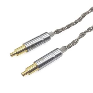 Youkamoo 4 Pin XLR Balanced 8 Core Silver Plated Braided Headphone Replacement Upgrade Cable for Audio-Technica ATH-MSR7b SR9 ATH-ESW990H ES770H ATH-ADX5000 AP2000 A2DC