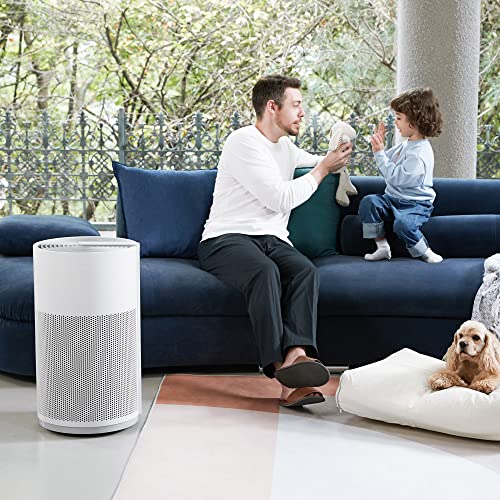 SK magic air purifier 267C | Height 25.6 in. | Up to 1,042 sq. ft | 99.97% H13 True HEPA Filter for Ultra-fine Dust, Pet Allergies, Pollen, Smoke, Odor | Silent 20.7dB | Washable AP