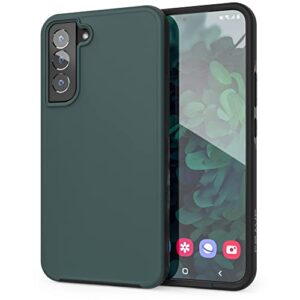 crave slim guard for galaxy s22+ case, shockproof case for samsung galaxy s22+, s22 plus (6.6 inch) - forest green