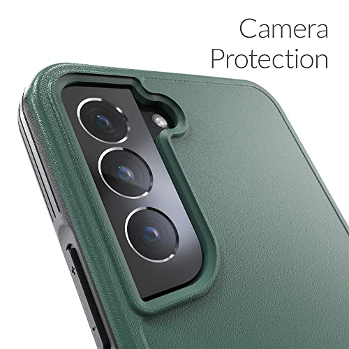 Crave Slim Guard for Galaxy S22+ Case, Shockproof Case for Samsung Galaxy S22+, S22 Plus (6.6 inch) - Forest Green