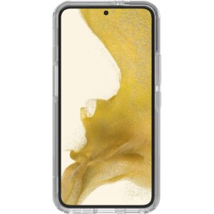 OtterBox Galaxy S22 Symmetry Series Case - CLEAR, Ultra-Sleek, Wireless Charging Compatible, Raised Edges Protect Camera & Screen