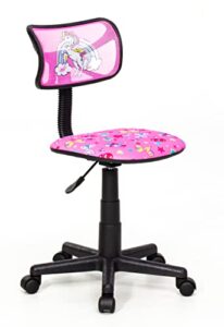 idea nuova jojo siwa swivel mesh rolling desk chair