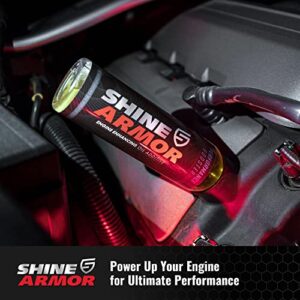 SHINE ARMOR Leather Cleaner & Synthetic Engine Oil Treatment, Cleaner & Conditioner Protector for Couches Car Interior, Reverses Engine Wear and Increases Vehicle Life