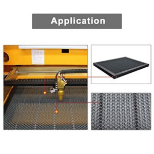 TEN-HIGH Honeycomb Working Table Aluminum, for CO2 Laser Engraver Machine Cutter CNC Engraving Router, 400 x 300mm