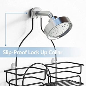 SRIWATANA Shower Caddy with Hooks and Shower Organizer with Soap Dish (Contains 2 Items)