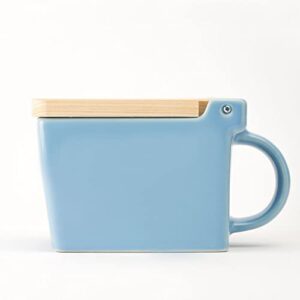 zero japan bee house saltbox 16 oz (ocean blue)