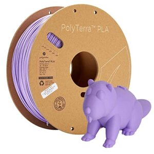 Polymaker Matte PLA Filament 1.75mm PLA Bundle of 2, 1kg Carton Spool PLA Filament 1.75 - PolyTerra PLA 3D Printer Filament Bundle, Print with Most 3D Printers Using 3D Filament, 2 Colors