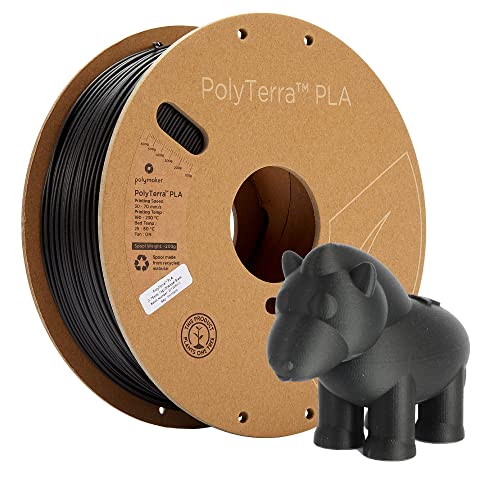 Polymaker Matte PLA Filament 1.75mm PLA Bundle of 2, 1kg Carton Spool PLA Filament 1.75 - PolyTerra PLA 3D Printer Filament Bundle, Print with Most 3D Printers Using 3D Filament, 2 Colors