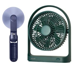 jisulife portable handheld fan small desk fan