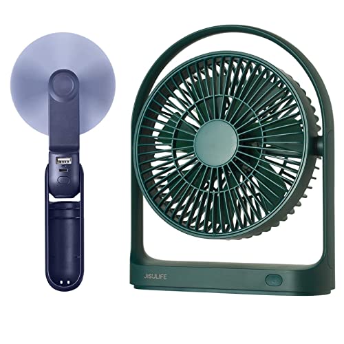 JISULIFE Portable Handheld Fan Small Desk Fan