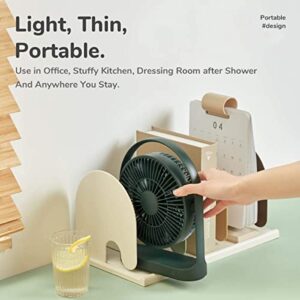 JISULIFE Portable Handheld Fan Small Desk Fan