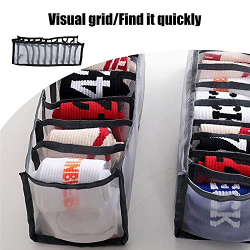 Underwear Organizers and Storage, Foldable Underwear Drawer Organizer Closet Organizer Sock Drawer Organizer Bra Organizer Divider(02)