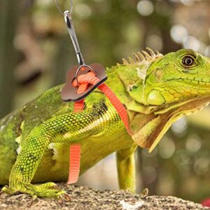 Adjustable Reptile Lizard Harness Leash: Turtle Lizard Traction Belt Bearded Dragon Accessories Crested Gecko Guinea Pig Harness Rope